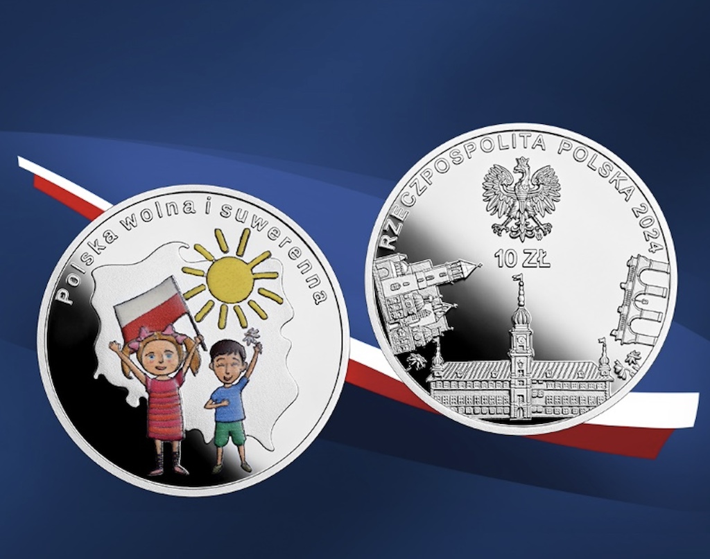 „Polska wolna i suwerenna” – nowe srebrne monety NBP - Sudeckie Fakty
